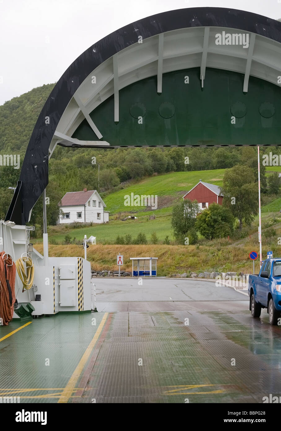 asphalted road with marking on check point Stock Photo - Alamy