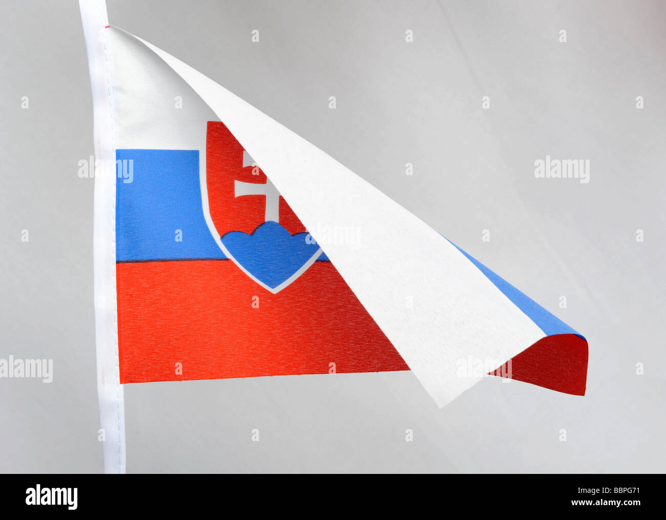 Slovakian national Flag Stock Photo - Alamy