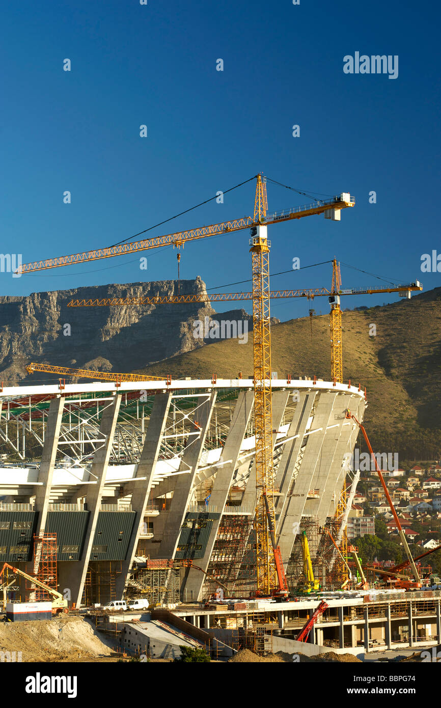 The FIFA 2010 world cup soccer stadium under construction in Green ...