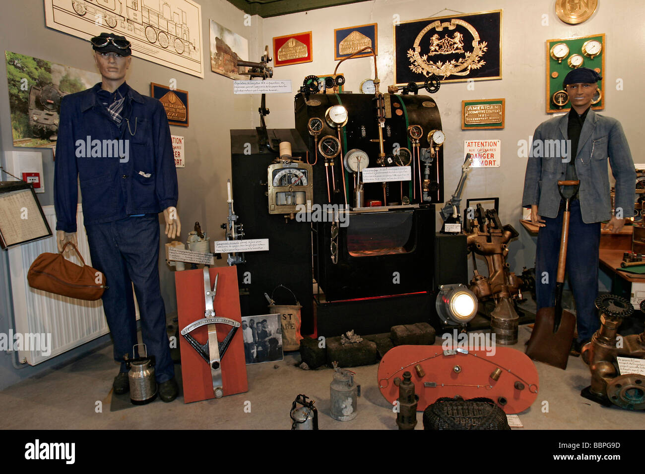 MUSEUM OF THE STEAM LOCOMOTIVE, VIERZON, CHER (18), FRANCE Stock Photo ...