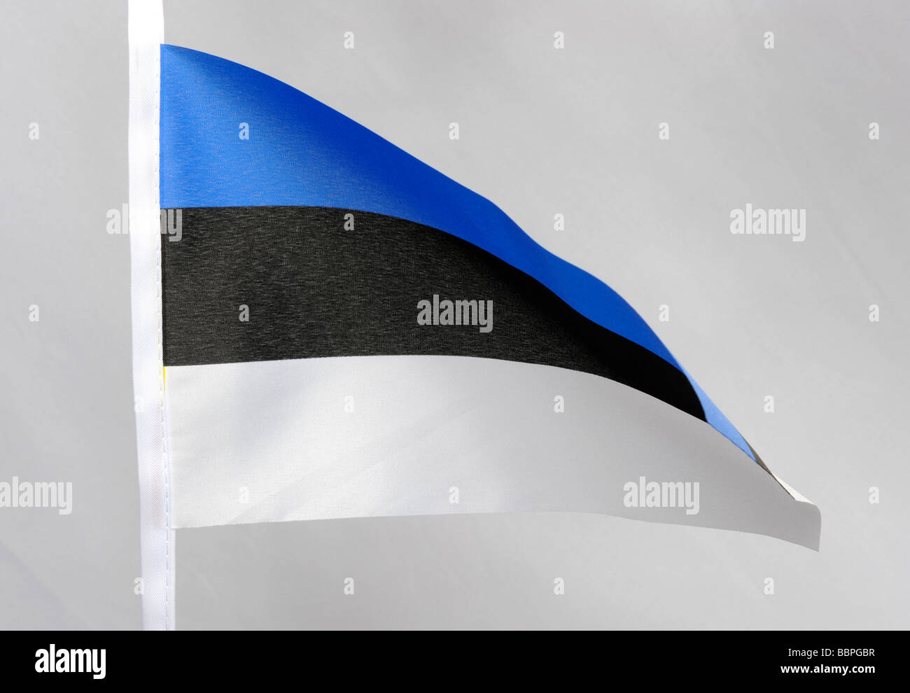 Estonian national flag Stock Photo - Alamy