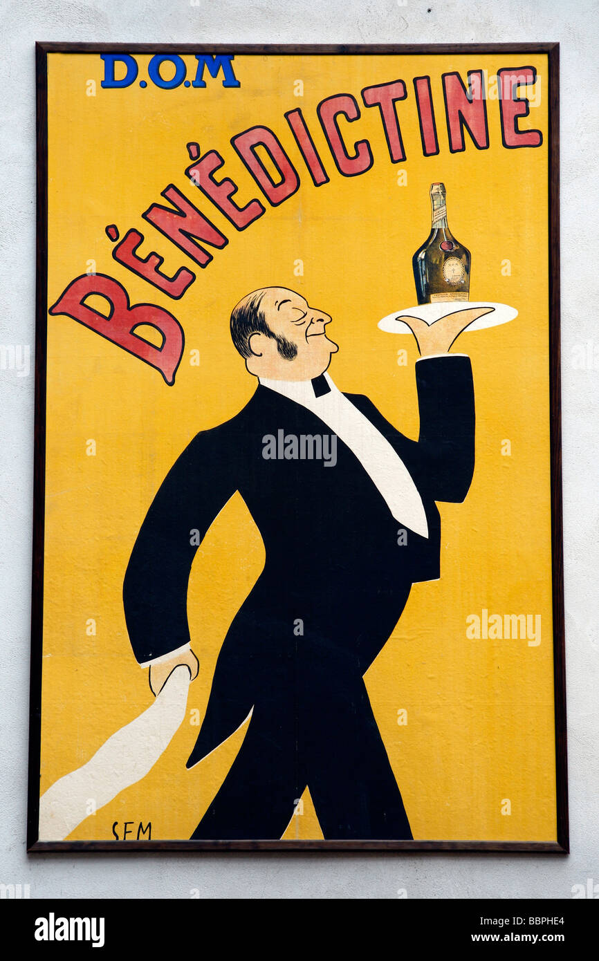 SEM POSTER, BENEDICTINE PALACE, FECAMP, SEINE-MARITIME (76), NORMANDY ...