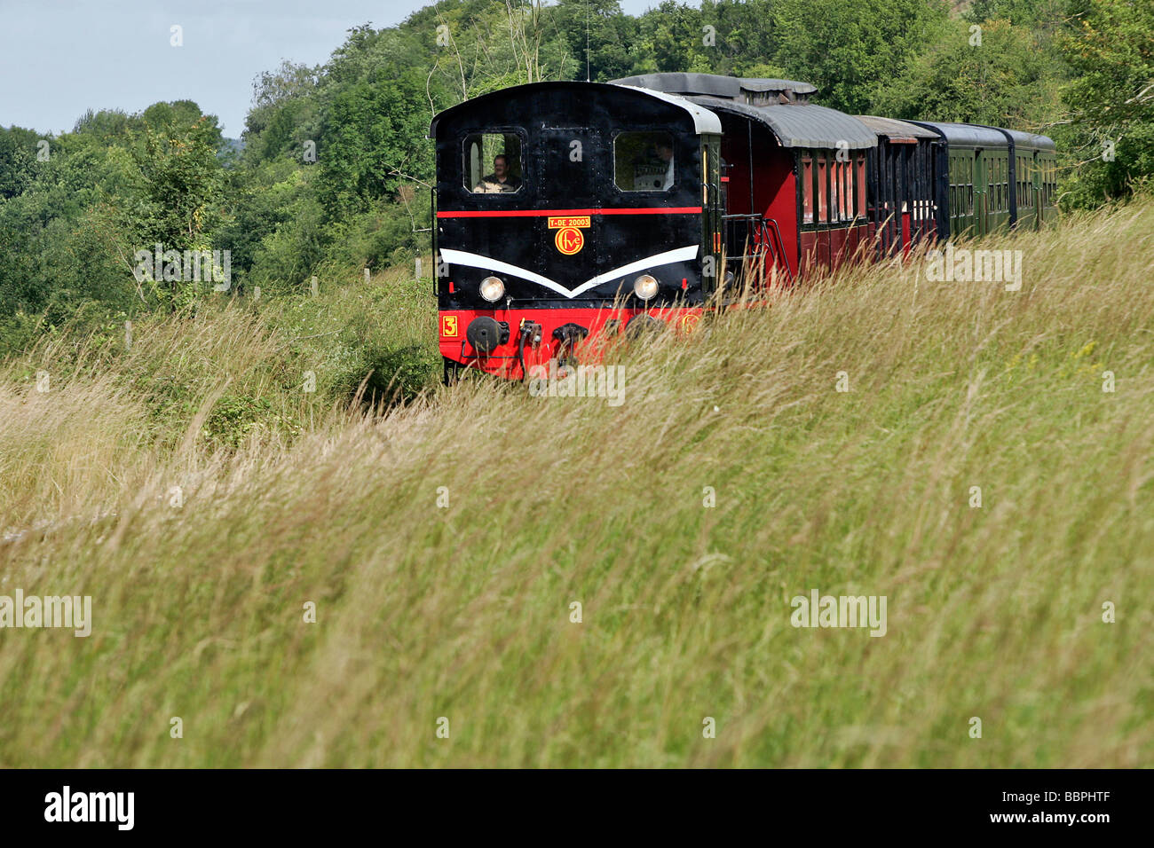 OLD TOURIST TRAIN OF THE RAILWAYS OF THE EURE VALLEY, PACY-SUR-EURE ...