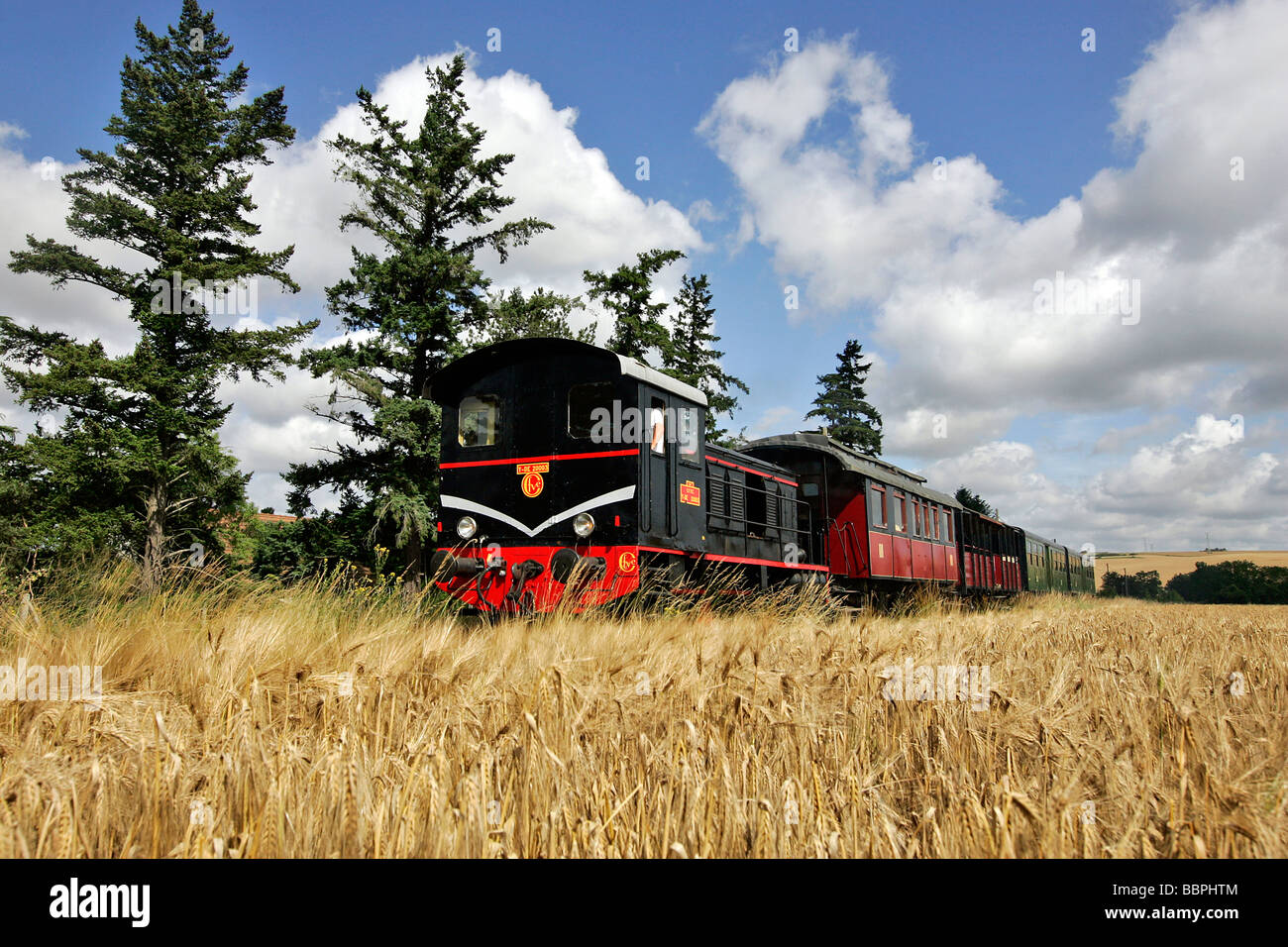 Normandy tourist train hi-res stock photography and images - Alamy
