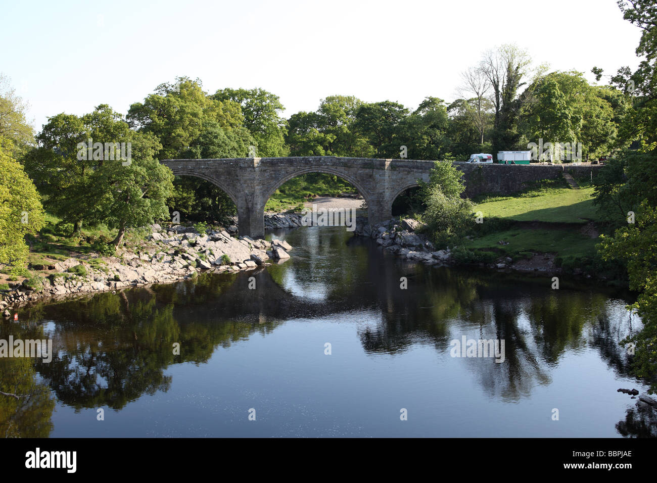 Devil's Bridge, Kirkby Lonsdale, Cumbria, UK Stock Photo - Alamy