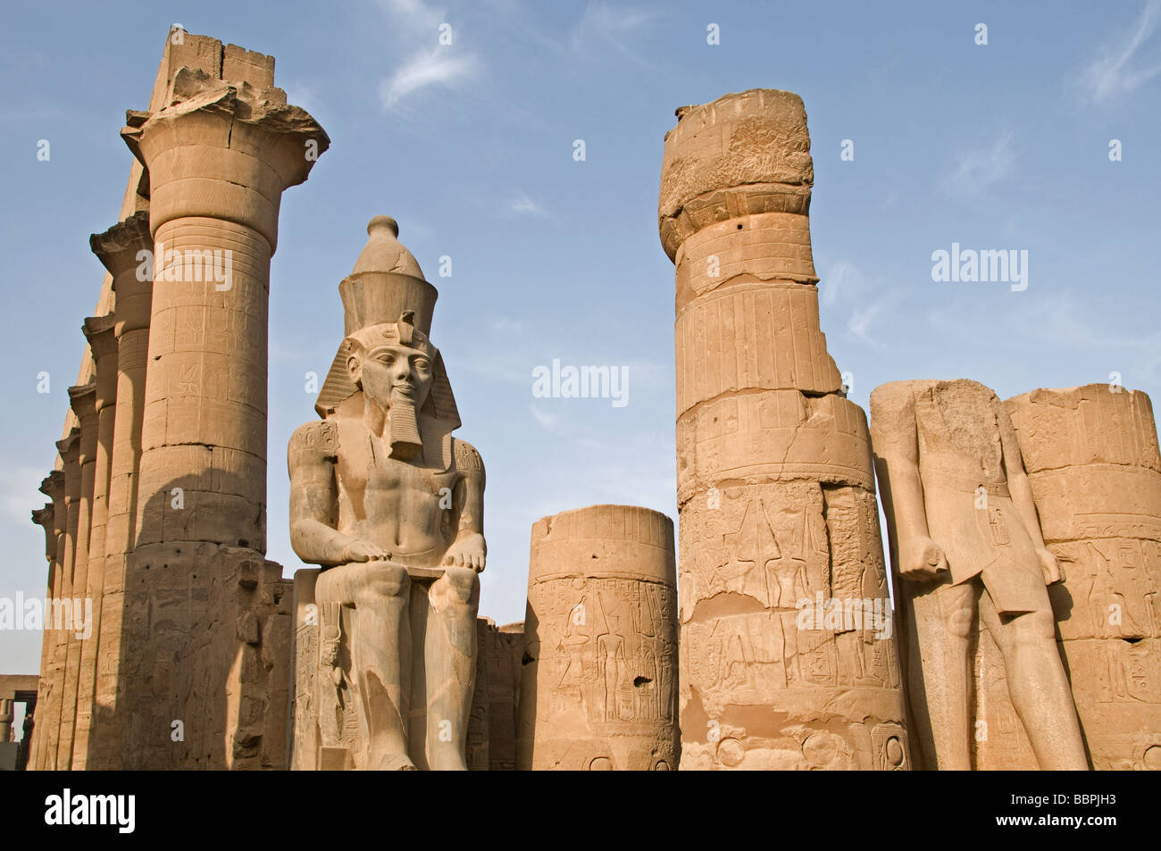 Luxor Temple Egypt was the house of Amon Ra Stock Photo - Alamy