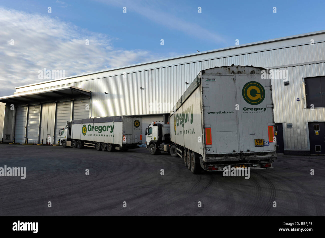 truck delivers to the Mechanical Biological Treatment intelligent waste ...