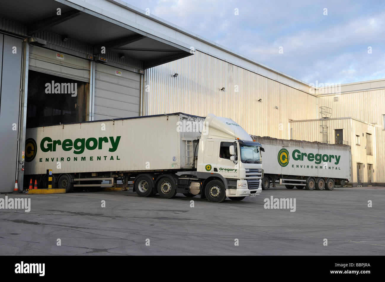 truck delivers to the Mechanical Biological Treatment intelligent waste ...