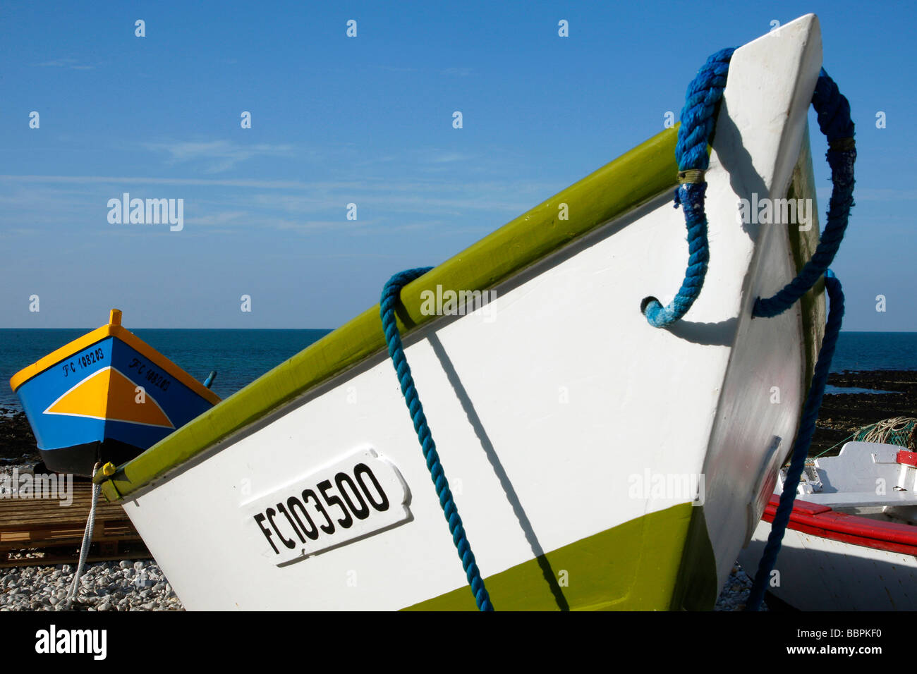 THE LITTLE FISHING PORT OF YPORT, SEINE-MARITIME (76), NORMANDY, FRANCE ...