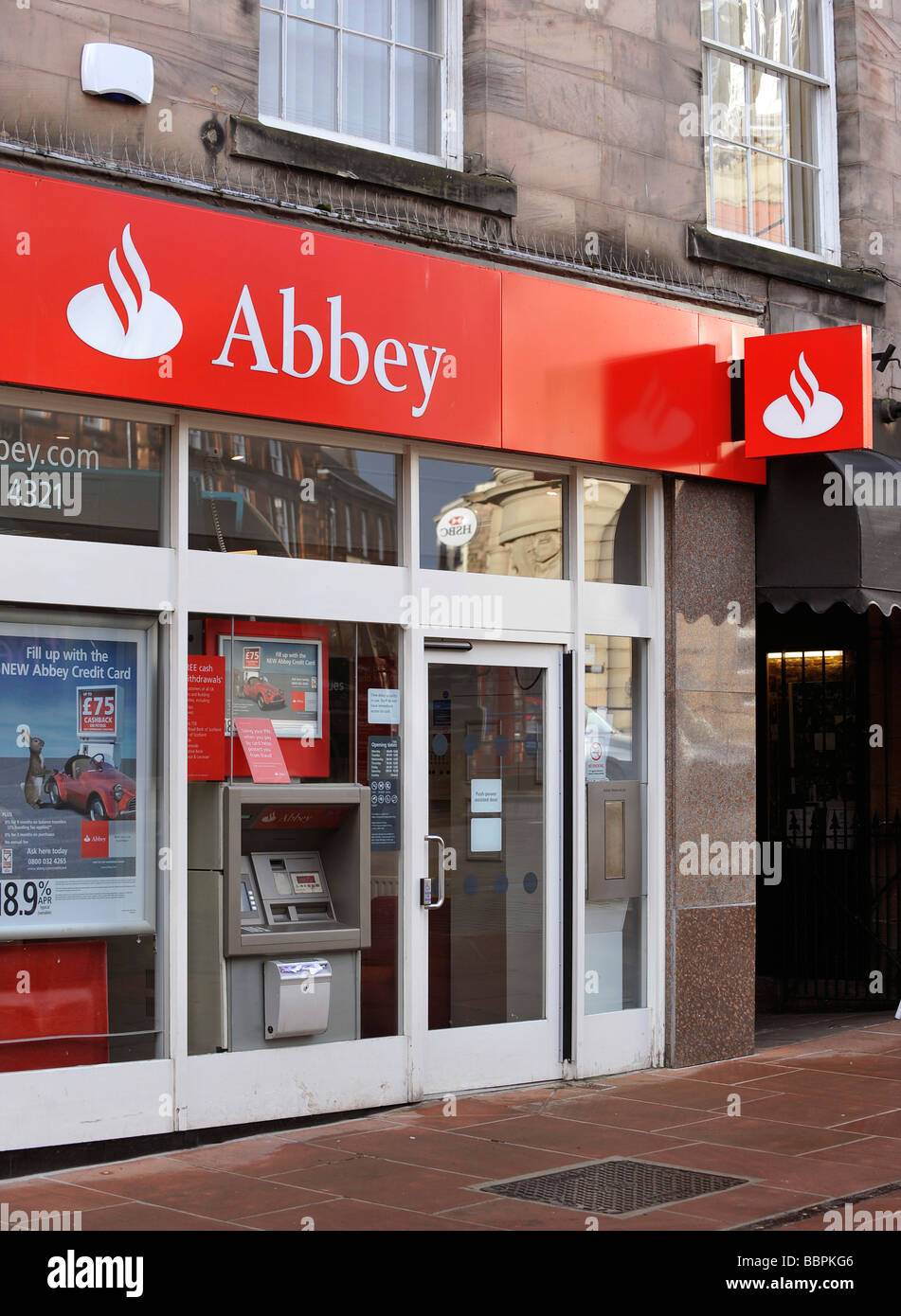 Abbey Building society part of Santander Group Stock Photo - Alamy