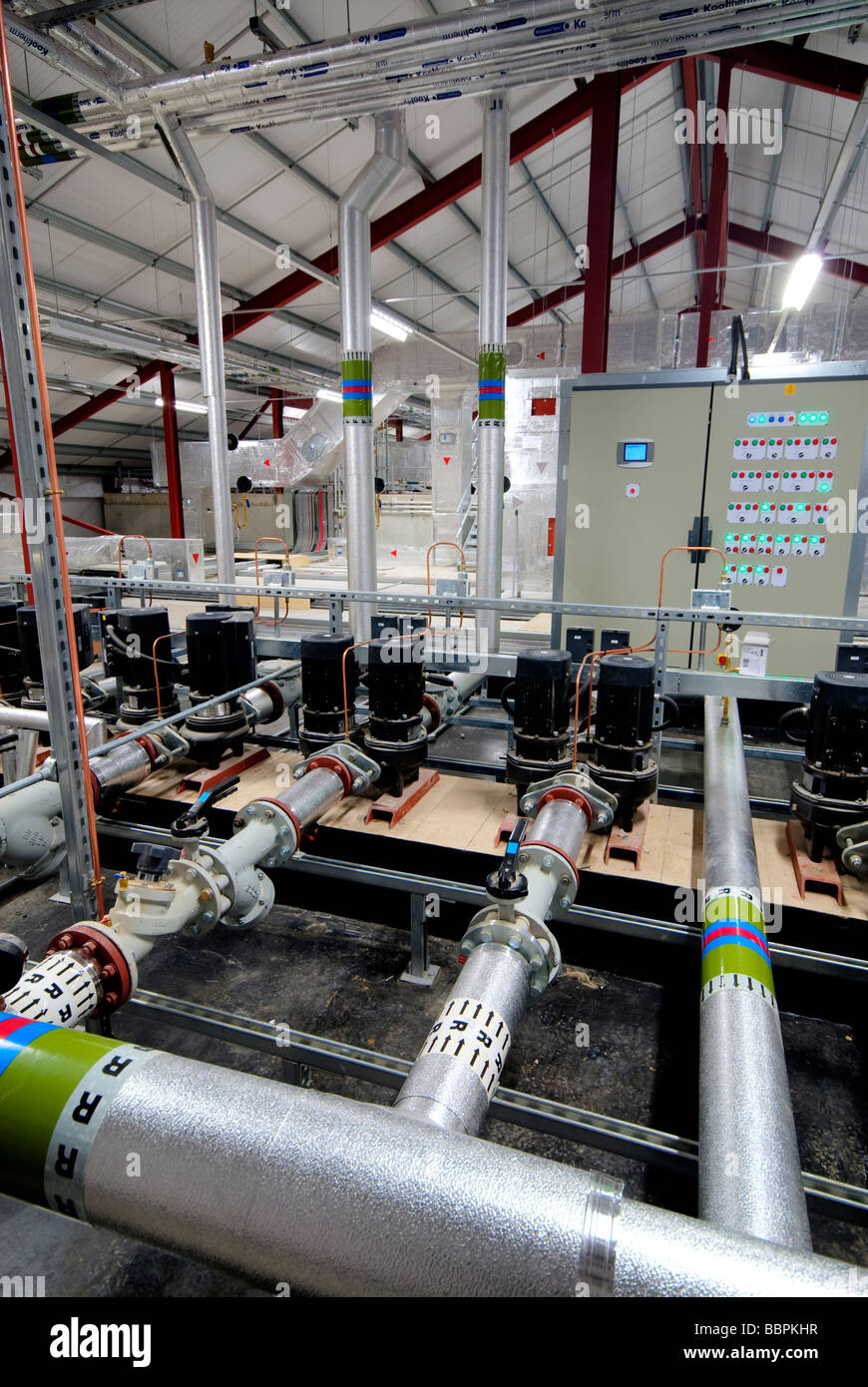 Industrial building new plant room Stock Photo - Alamy