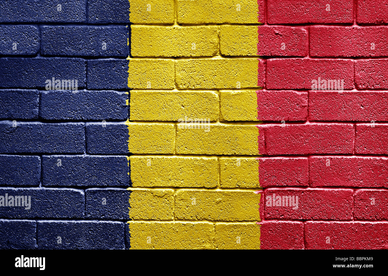 Flag of Chad Stock Photo - Alamy