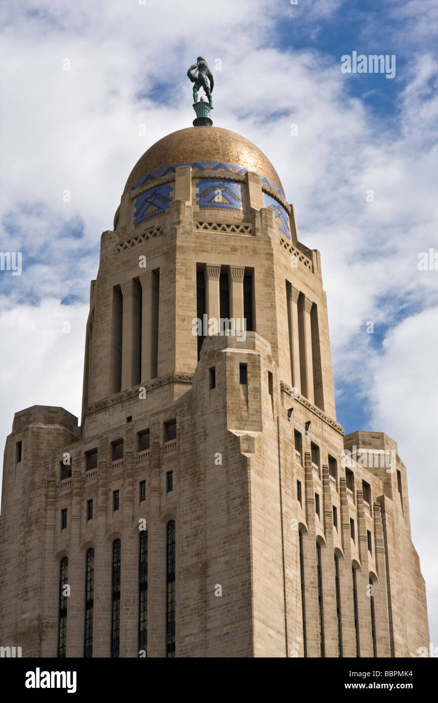 Nebraska State Capitol Facade High Resolution Stock Photography and ...