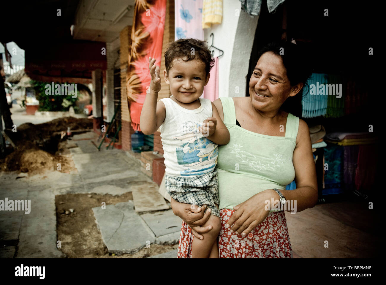 Hispanic latin mexican mom son hi-res stock photography and images - Alamy