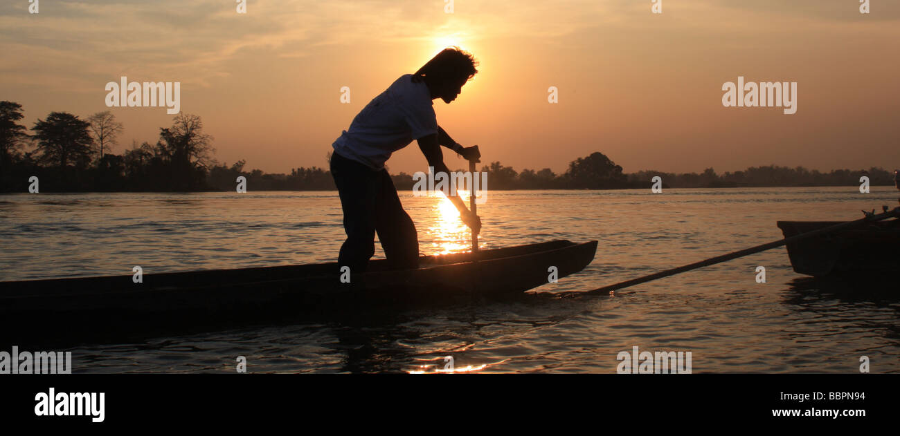 Si Phan Don, the Four Thousand Islands, Southern Laos Stock Photo - Alamy