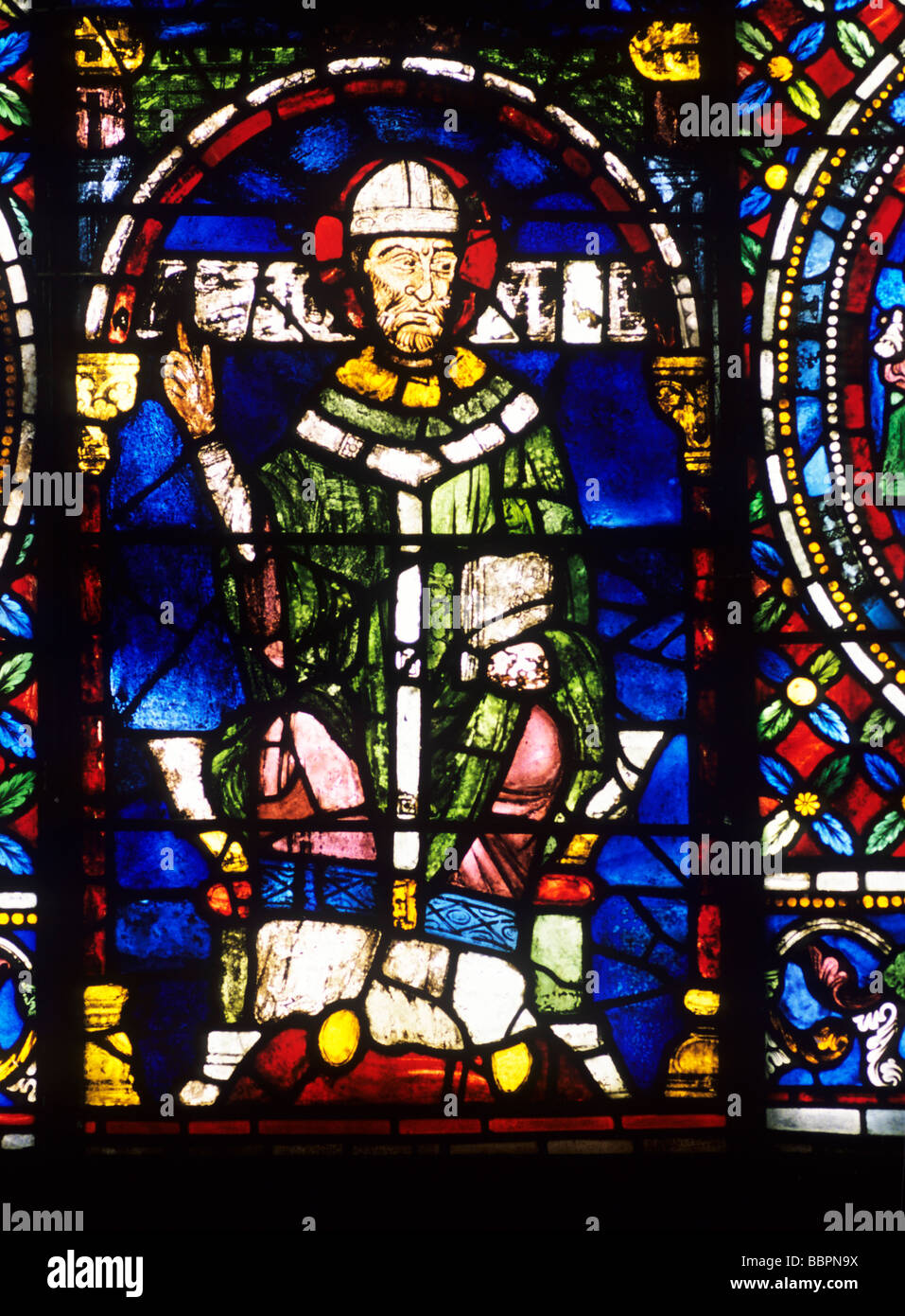 Thomas Becket stained glass window Canterbury Cathedral English ...