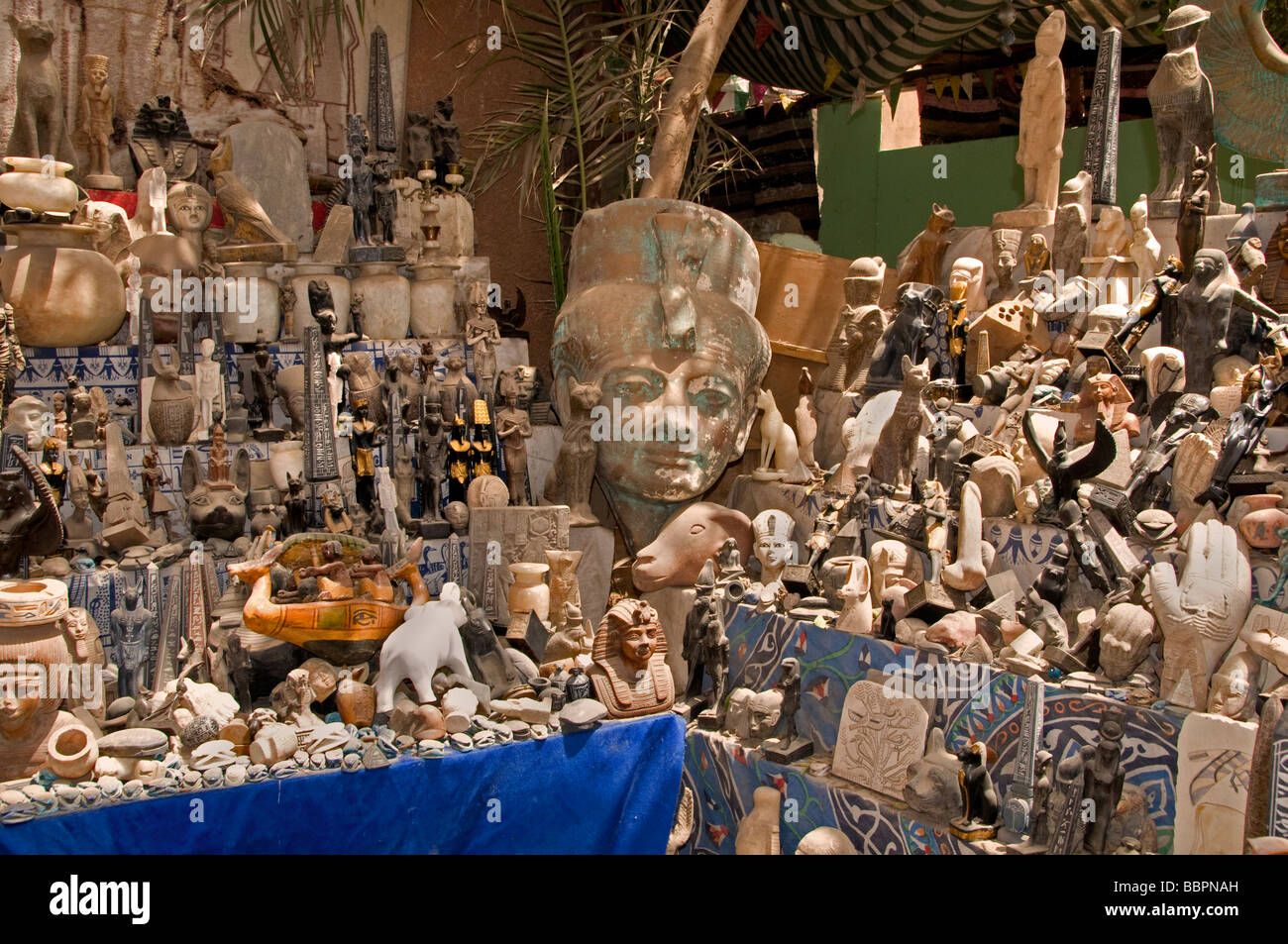 Luxor Egypt Bazaar Souk antique ancient old swap Stock Photo - Alamy
