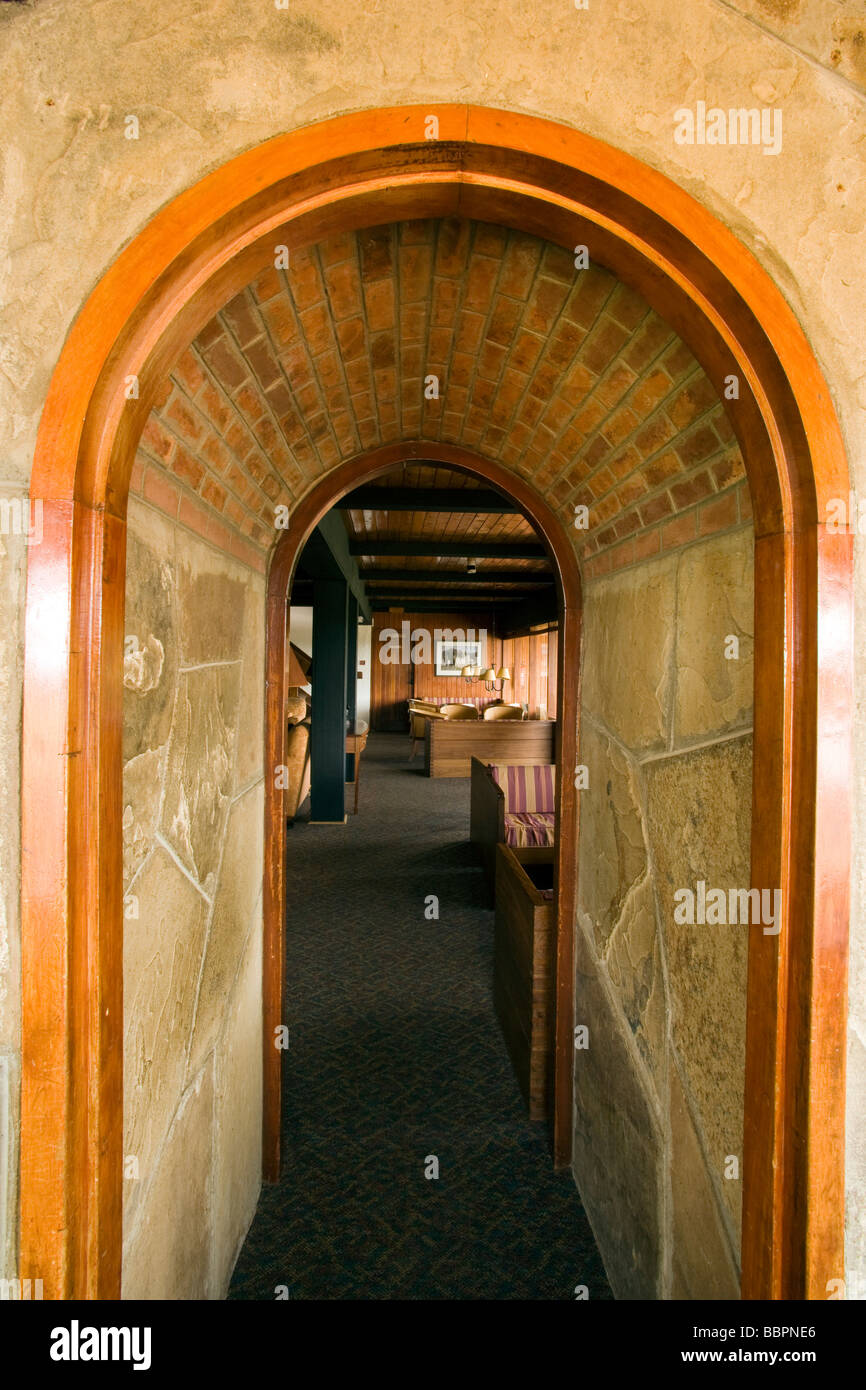 Interior of the Ark Lodge - Aberdares National Park, Kenya Stock Photo ...