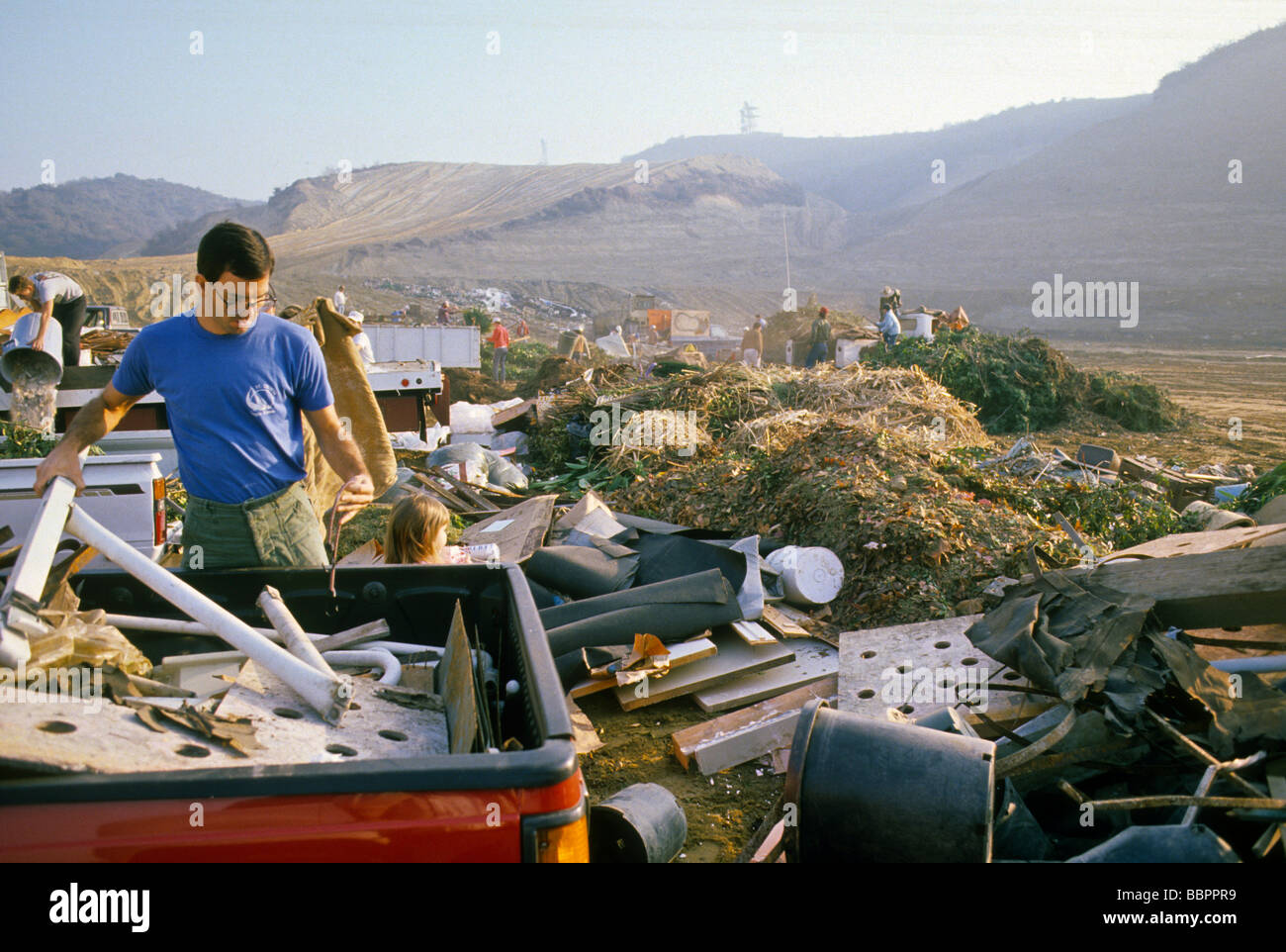 landfill dump trash throw clean out recycle environment garbage rubbish ...