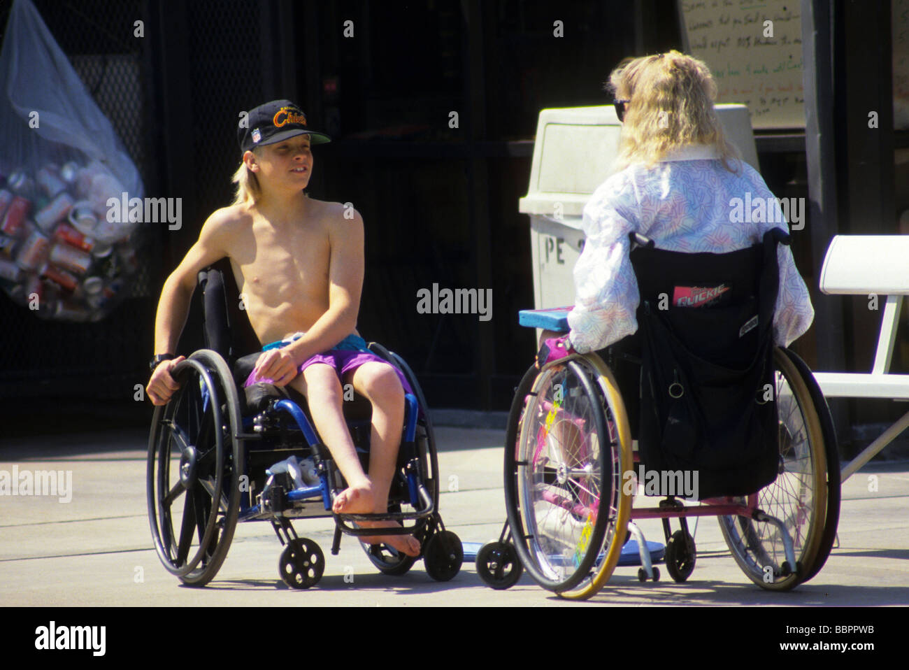 wheelchair wheel chair handicap boy teen pool swim assist help aid ...