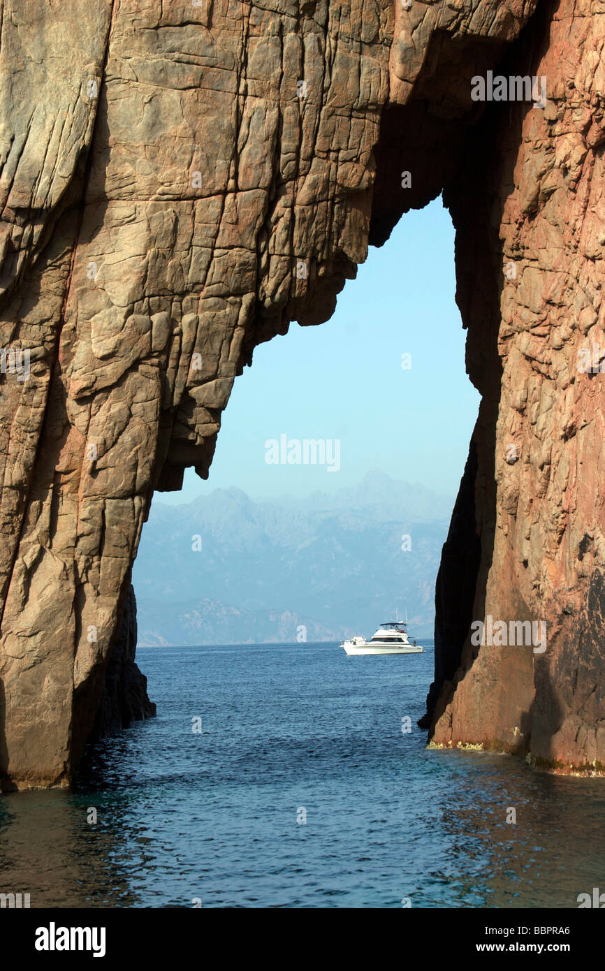 CAPO ROSSO, CALANCHES DE PIANA, CLIFFS, CORSICA Stock Photo - Alamy