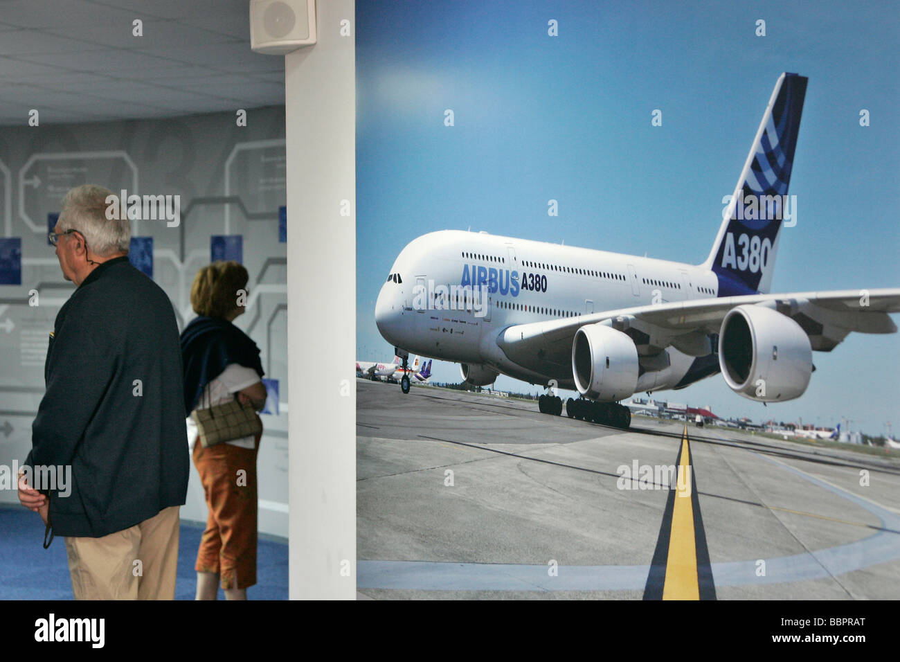 TOUR OF THE AIRBUS A380 ASSEMBLY PLANT AT THE TOULOUSE AEROSPACE CENTER ...