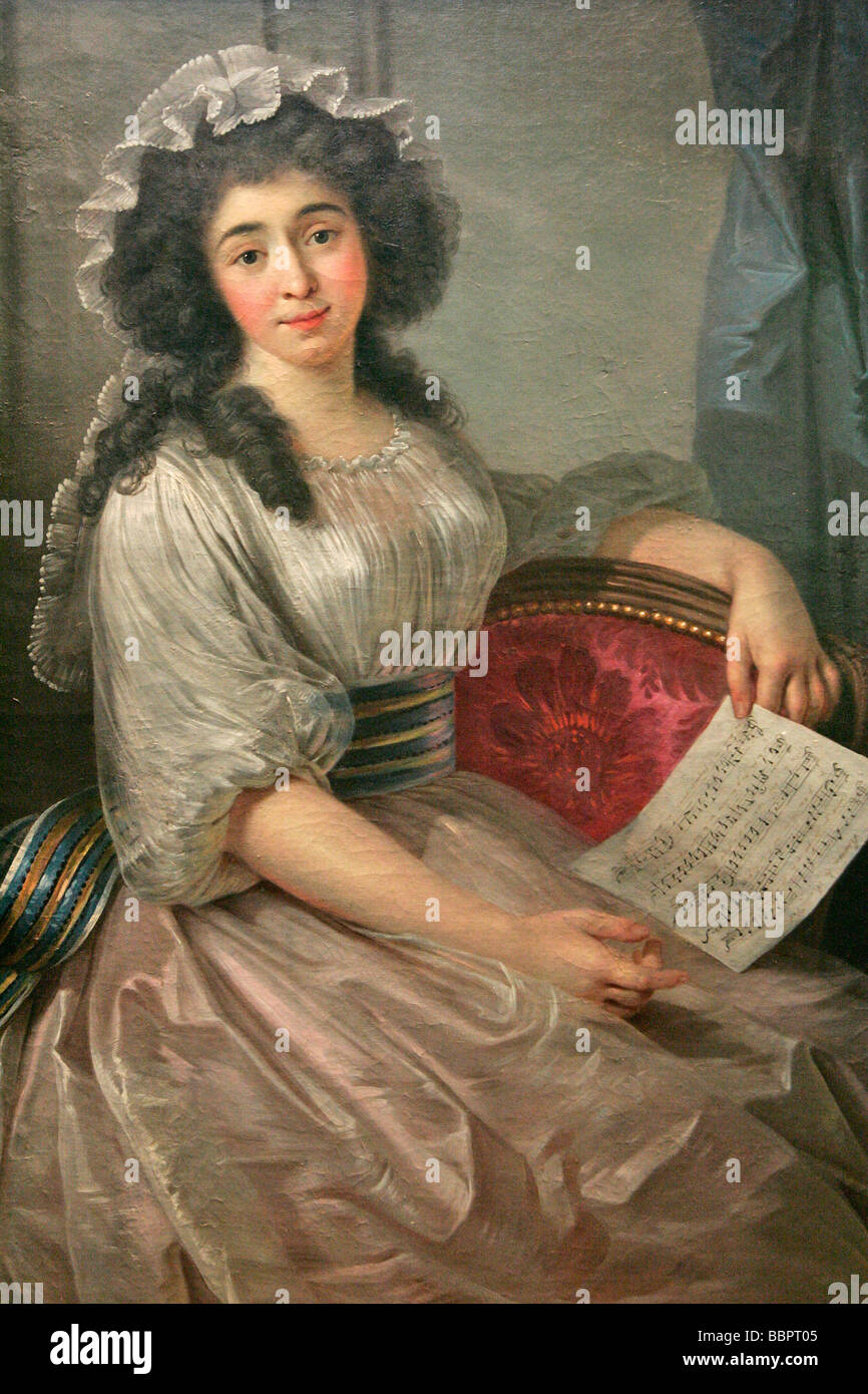 MADEMOISELLE LESCOT BY GUILLAUME JOSEPH ROQUES, COLLECTION OF THE ...