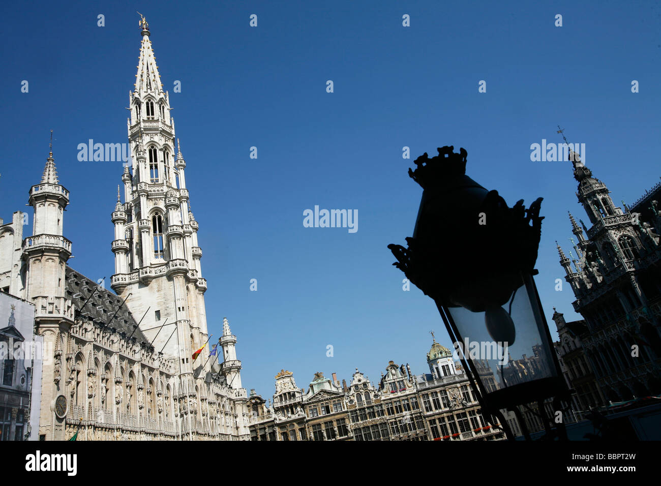 CITY HALL, GRAND PLACE (MAIN SQUARE), BRUSSELS, BELGIUM Stock Photo - Alamy