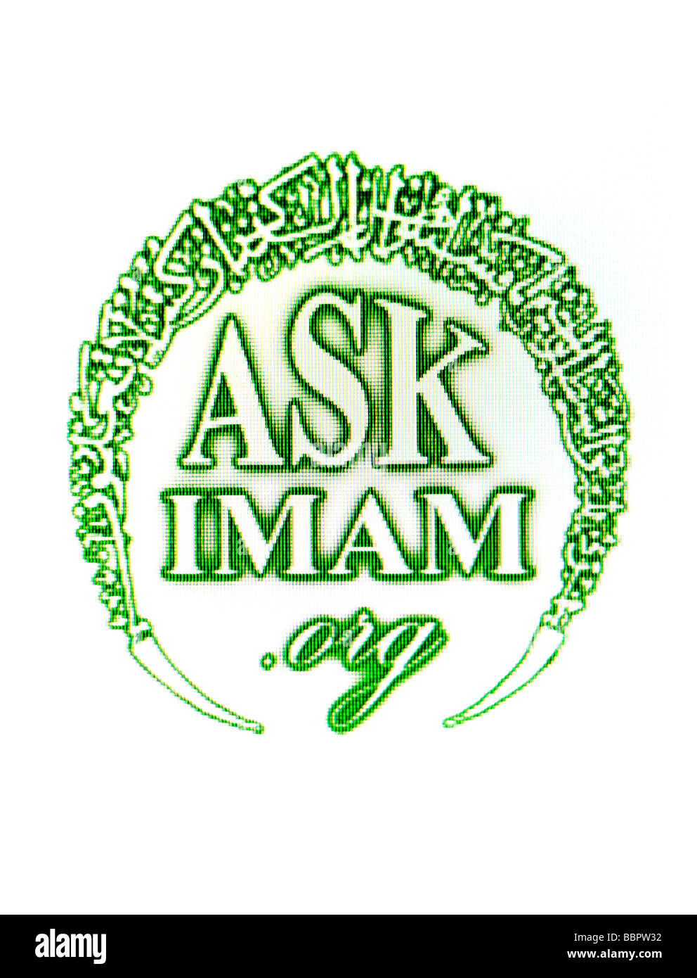 Ask Imam Website Logo Stock Photo - Alamy