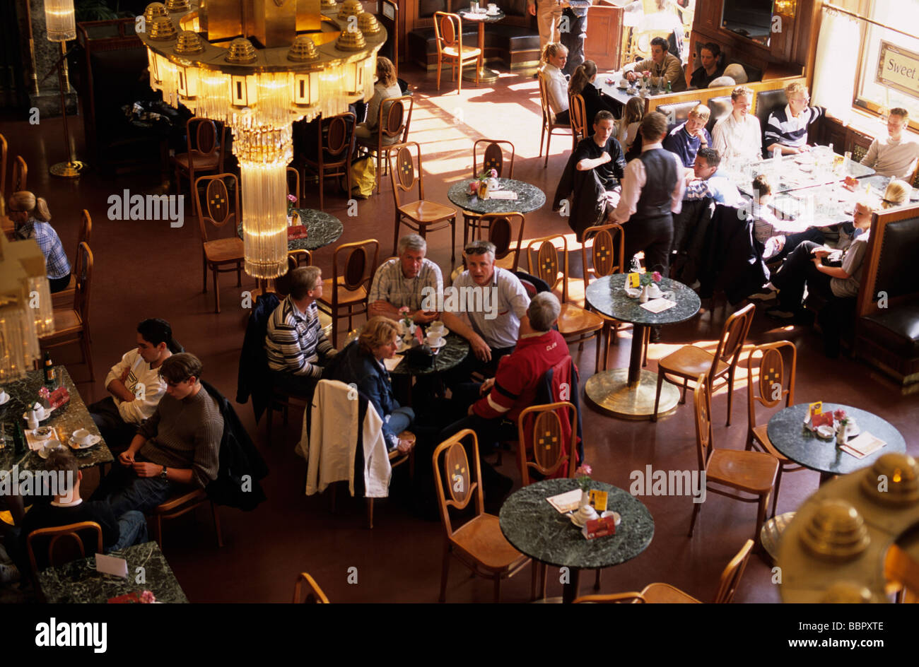 Cafe slavia, prague hi-res stock photography and images - Alamy