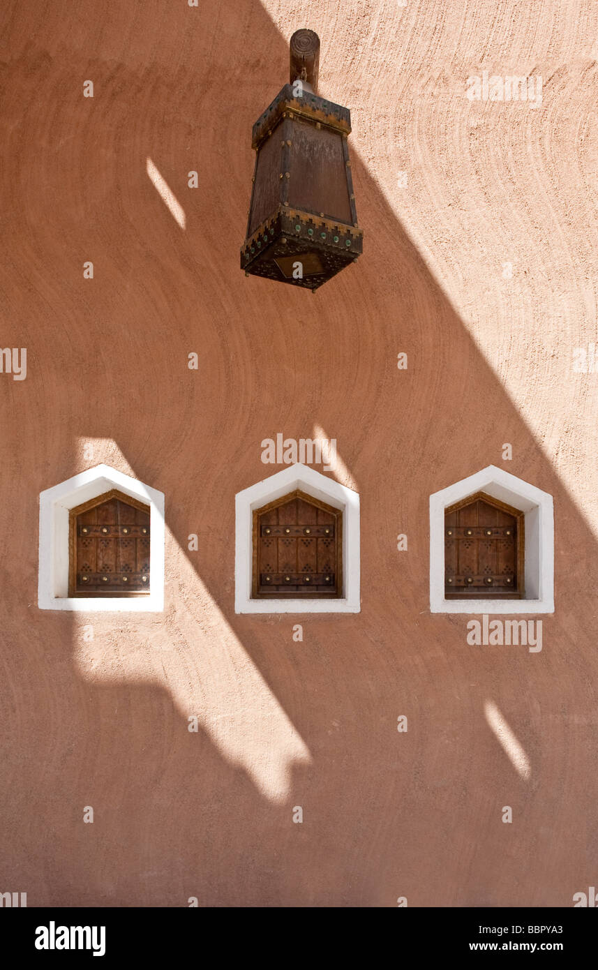 A rebuilt palace in Dir Aijah the ancient kingdom capital in Rijadh ...