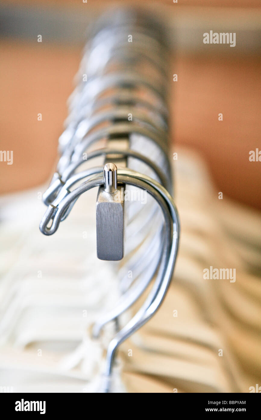 Coat hangers line hi-res stock photography and images - Alamy