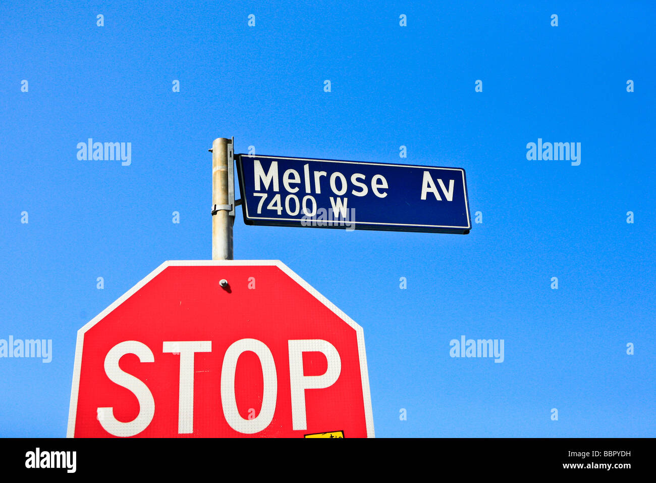 usa, california, los angeles, melrose avenue Stock Photo - Alamy