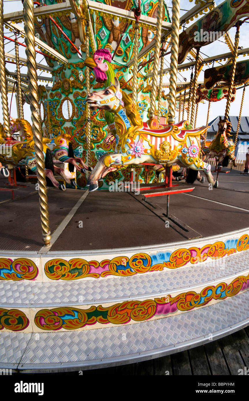 Carousel, Brighton Pier, Brighton, East Sussex, UK Stock Photo - Alamy