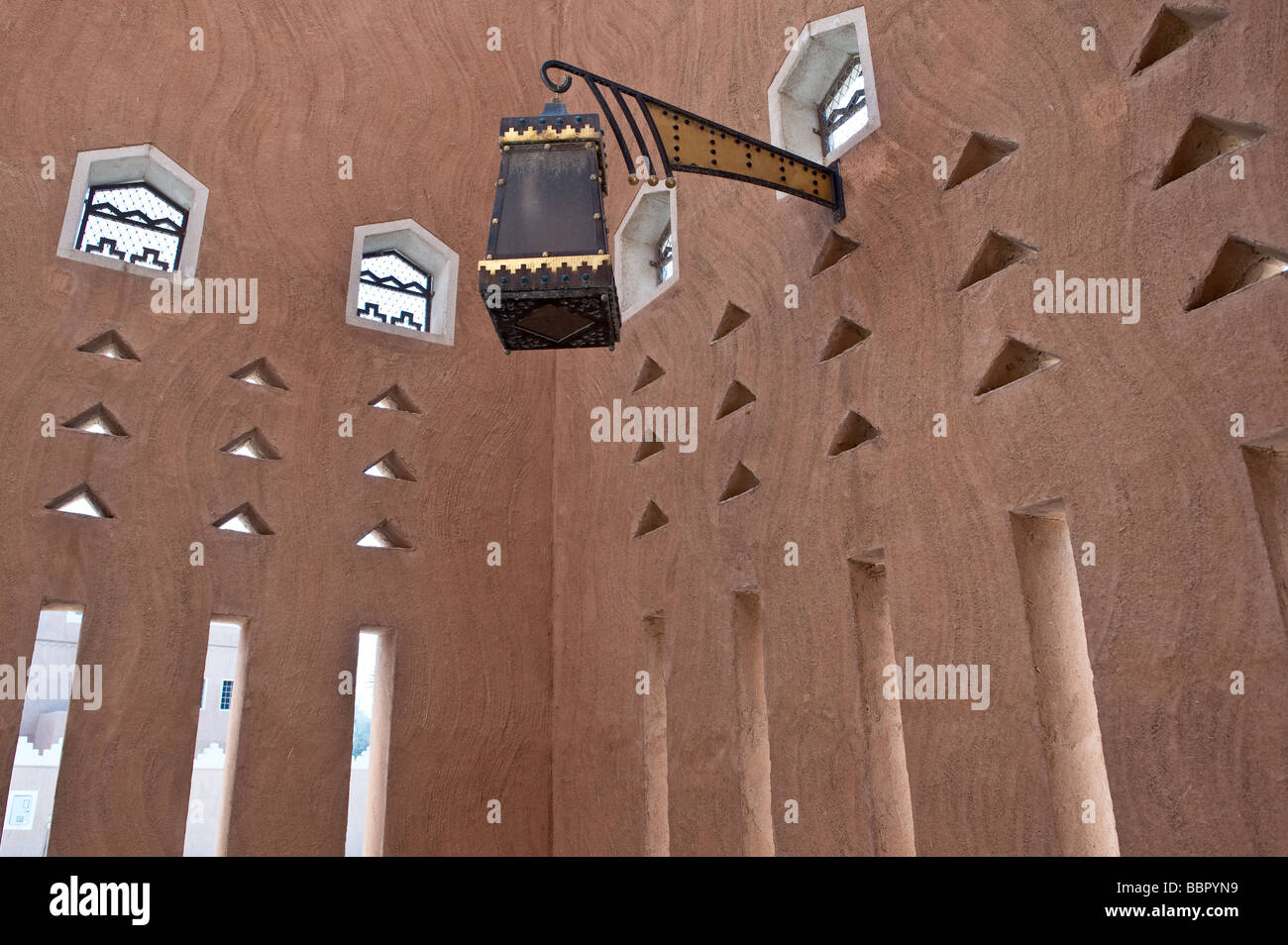 A rebuilt palace in Dir Aijah the ancient kingdom capital in Rijadh ...