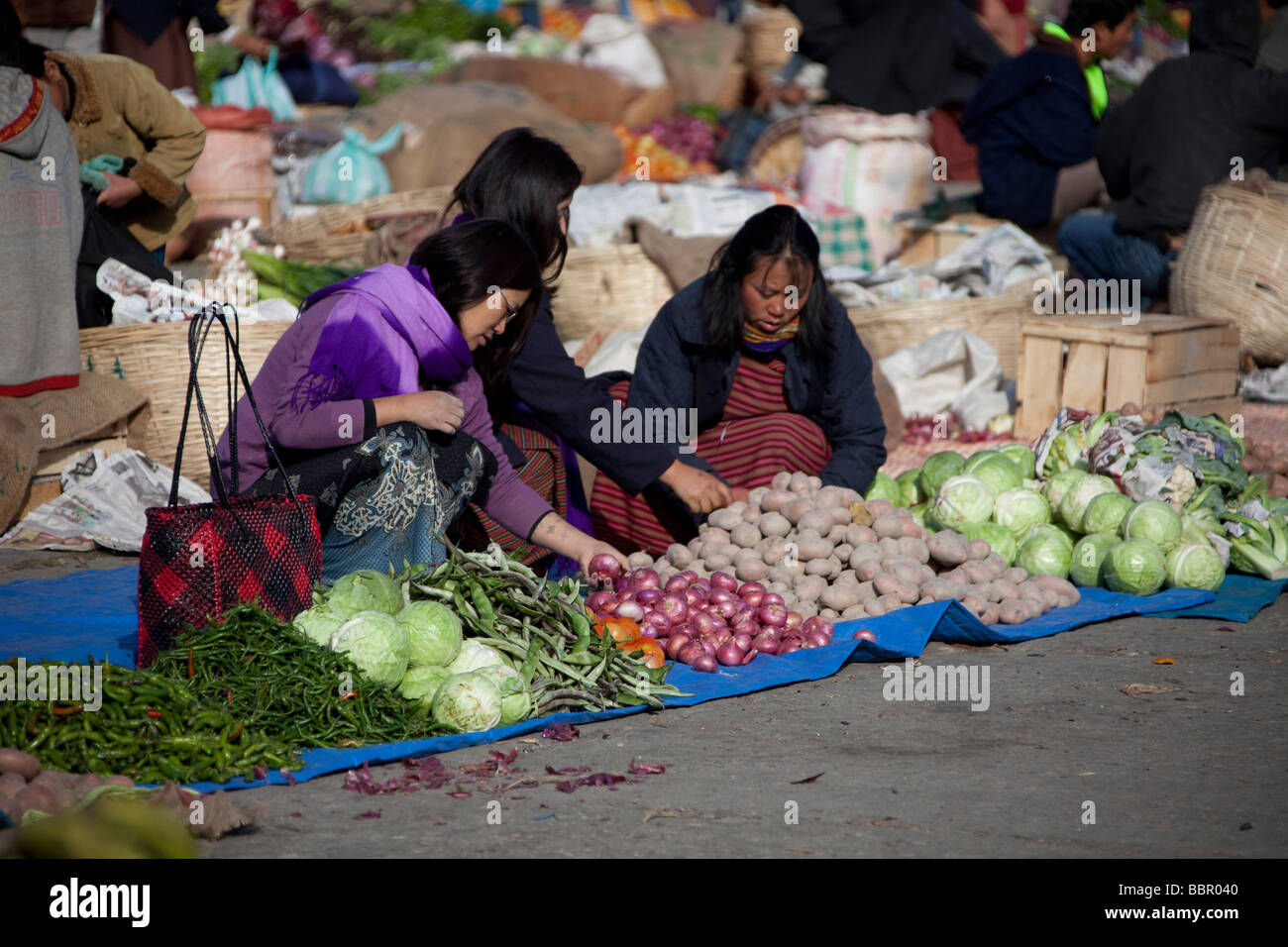 Paro food market hi-res stock photography and images - Alamy