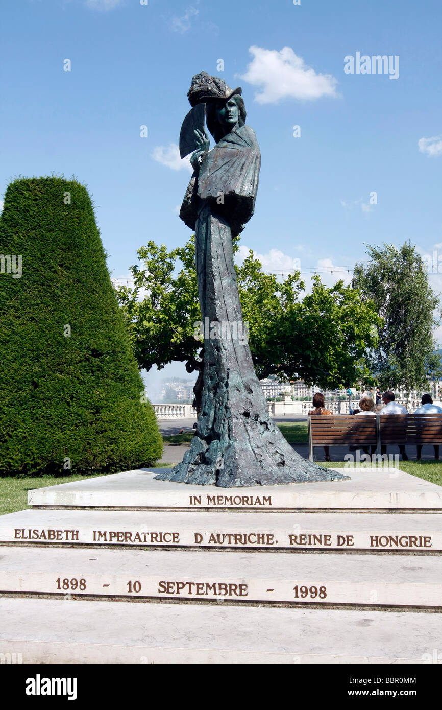 ELIZABETH, CALLED SISSI, EMPRESS OF AUSTRIA, QUEEN OF HUNGARY, GENEVA ...