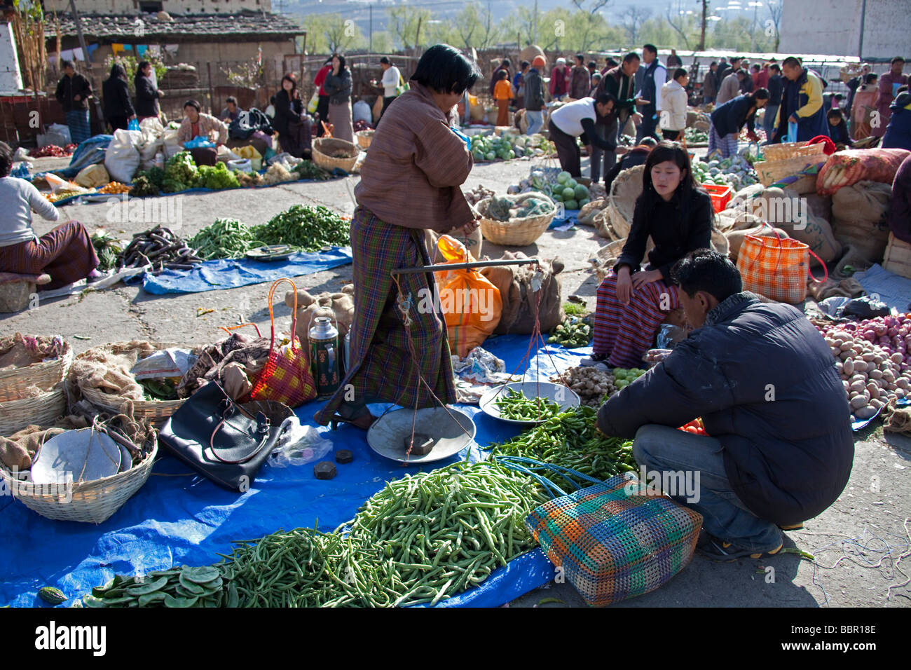 Paro food market hi-res stock photography and images - Alamy