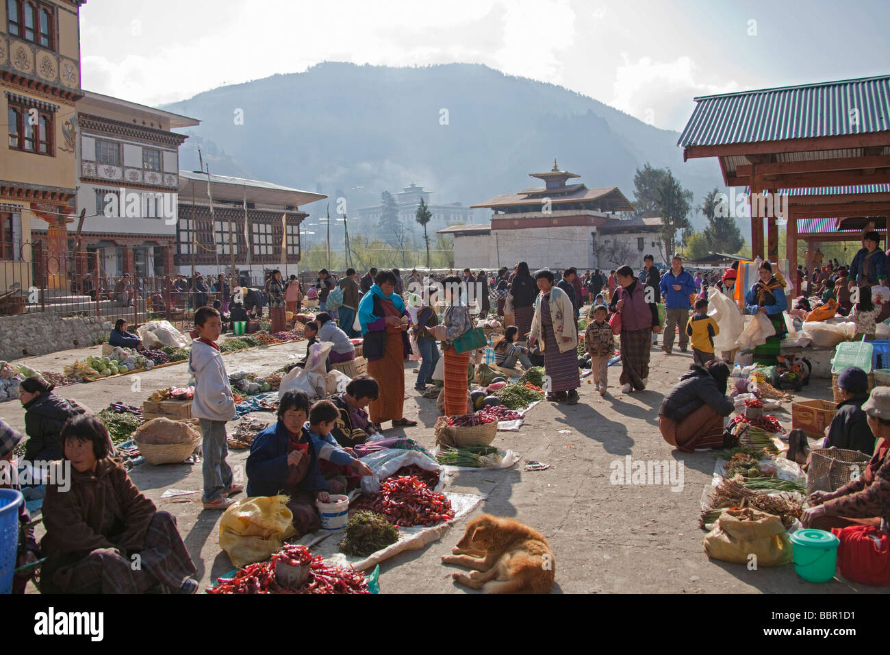 Paro food market hi-res stock photography and images - Alamy