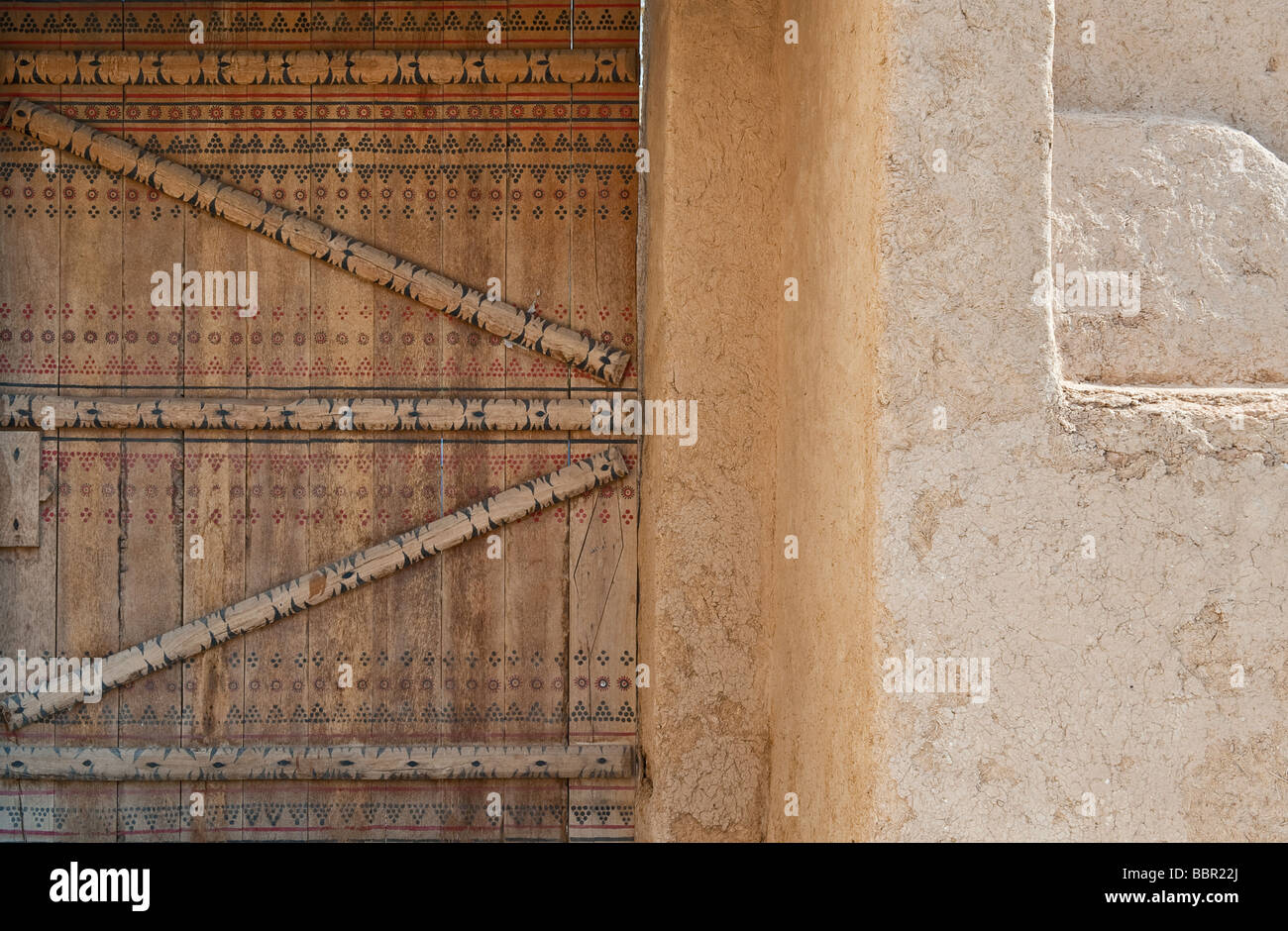 Rijadh the door of an old castle in Al Bathaa district Stock Photo - Alamy