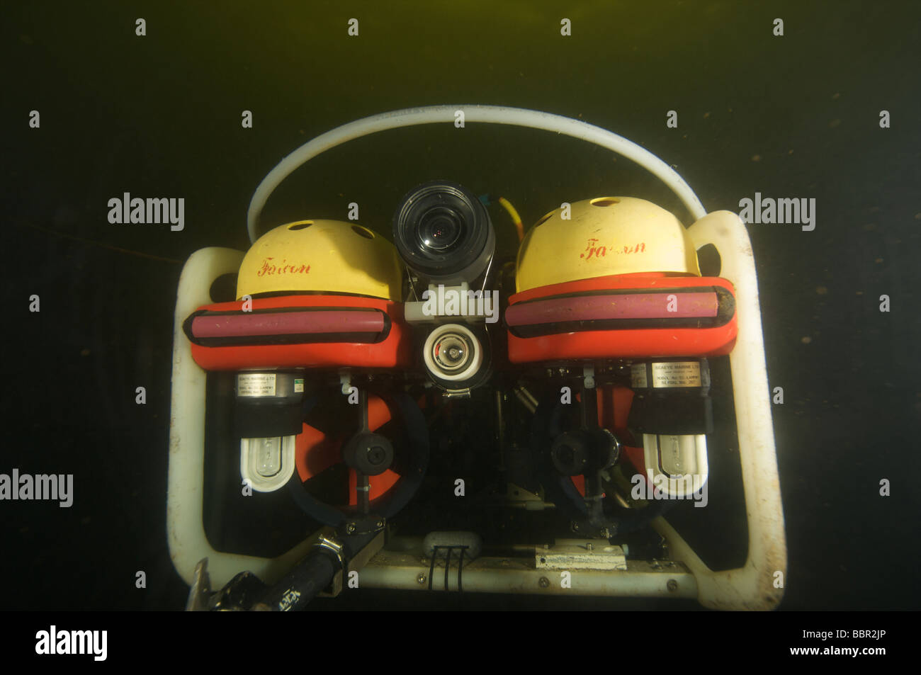 ROV or robotic underwater vechile working underwater Stock Photo - Alamy