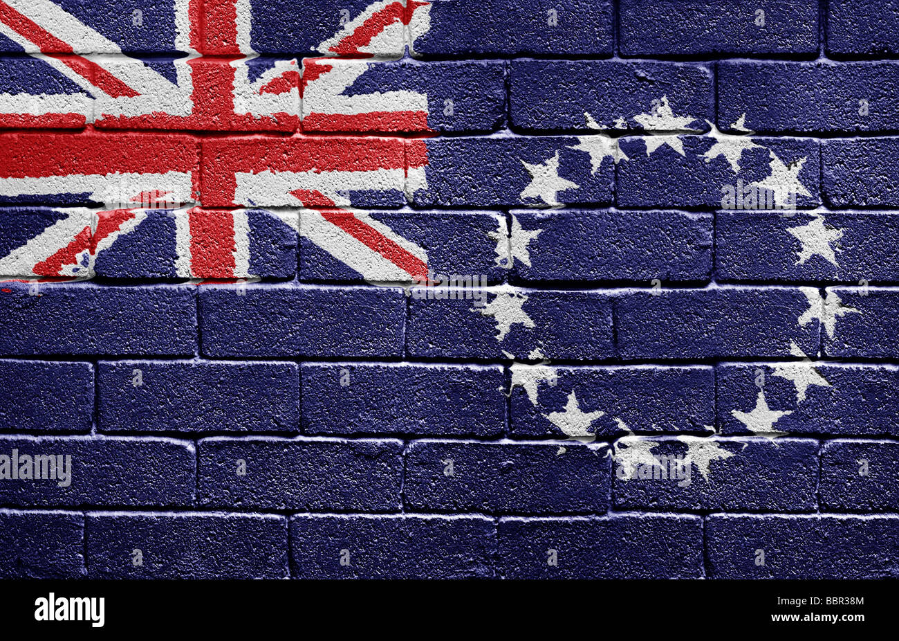 Flag of the Cook Islands Stock Photo - Alamy