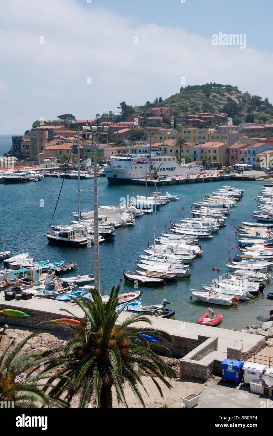 Island of Giglio or Isola del Giglio off the Tuscan coast Stock Photo ...