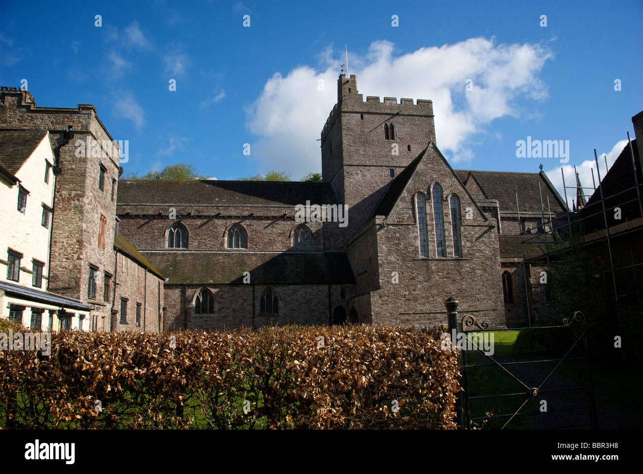 Brecon Cathedral Diocese of Swanage and Brecon Stock Photo - Alamy