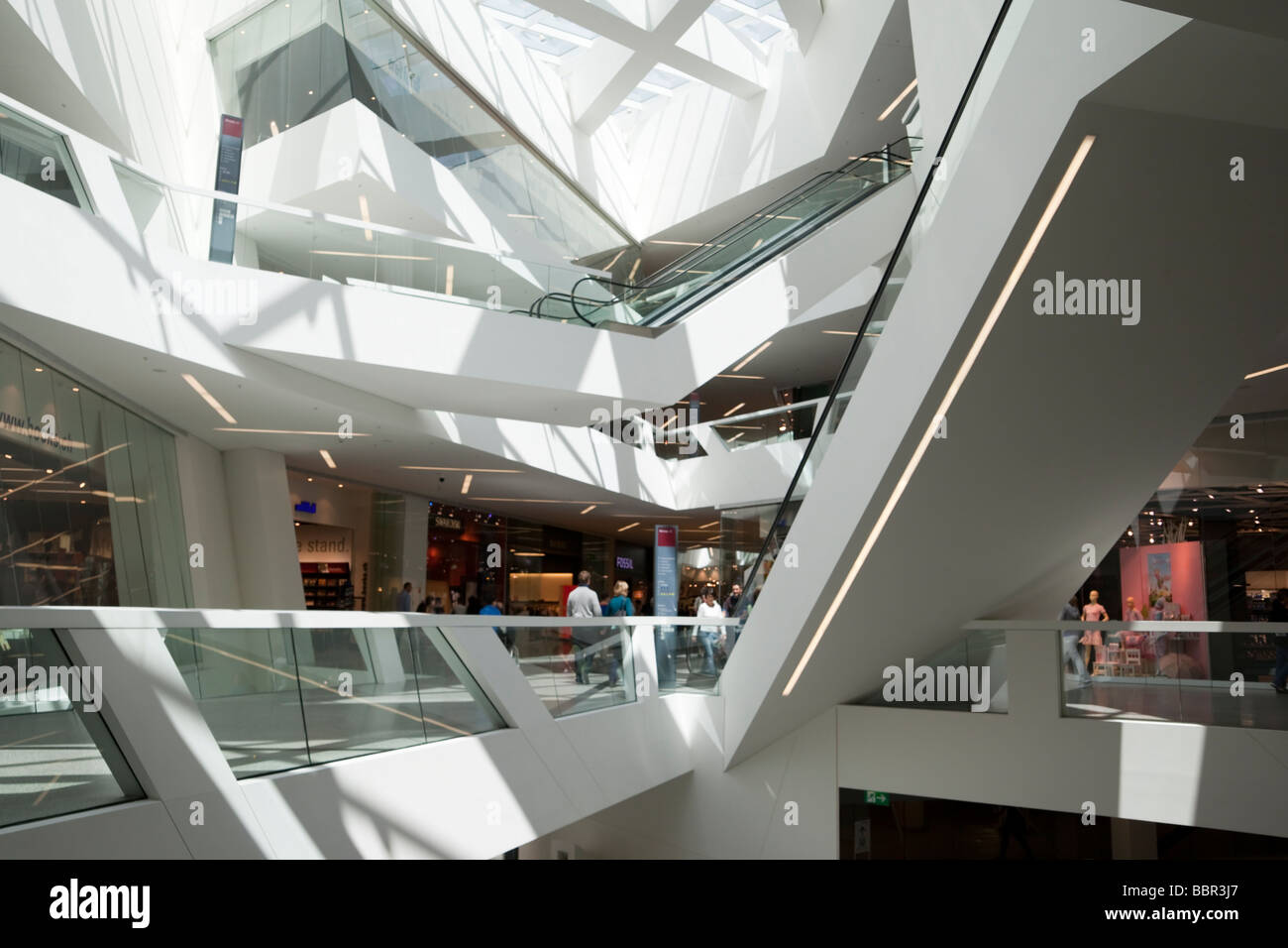 Interior view of the Westside Commercial Center (Mall), Bern ...