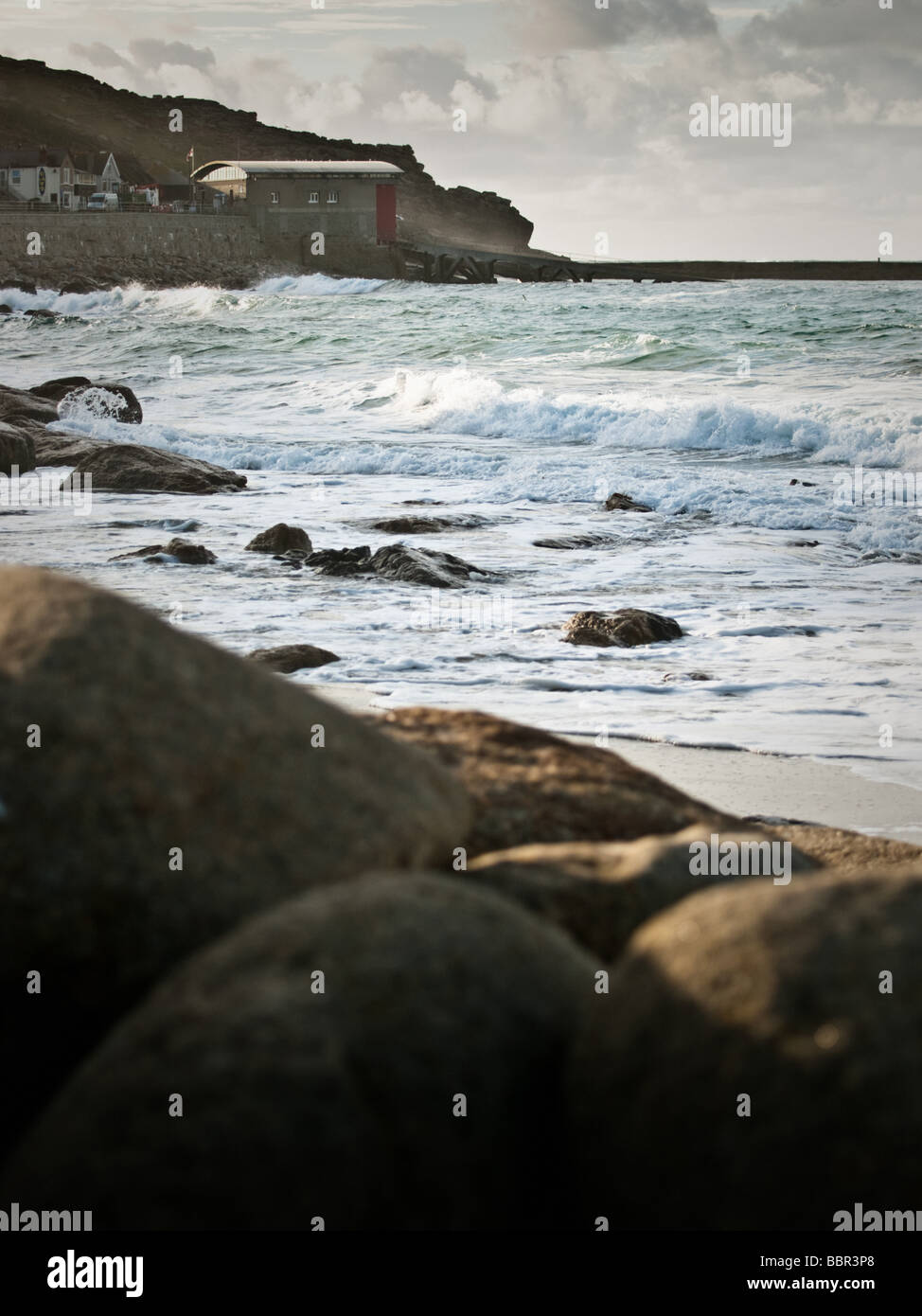 Sennen beach in winter Stock Photo - Alamy