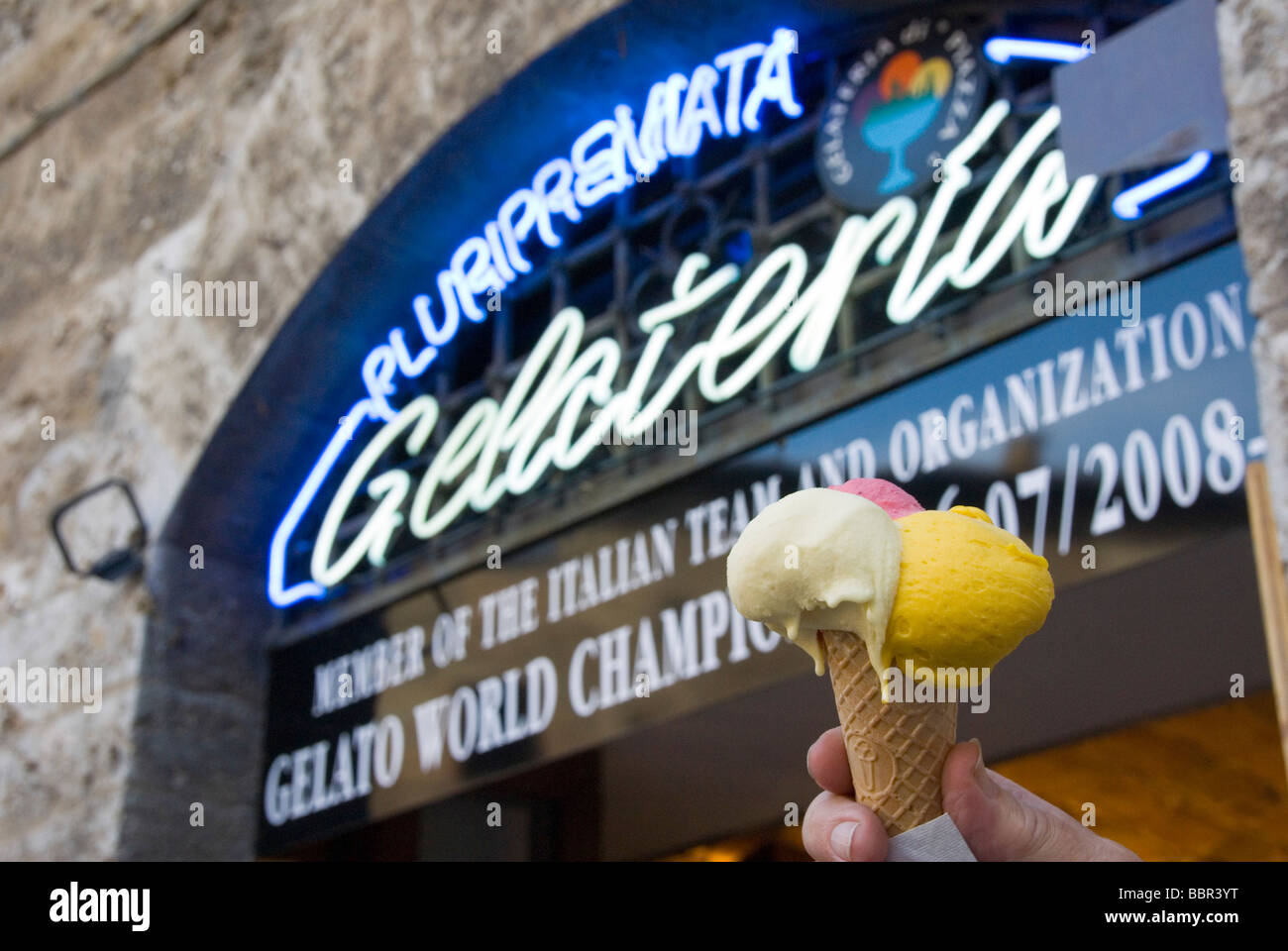 Famous gelato tuscany hi-res stock photography and images - Alamy