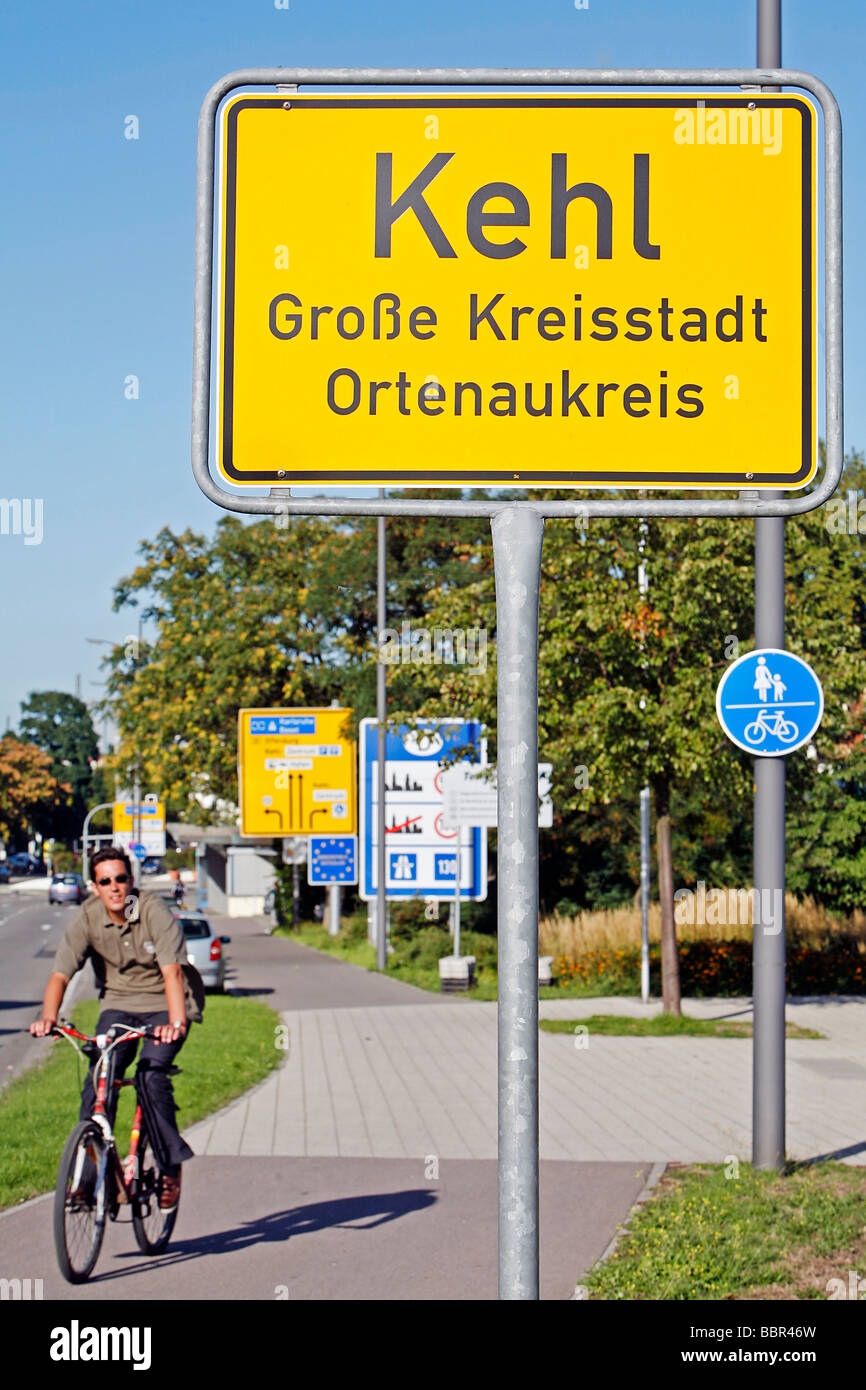 SIGN FOR THE CITY OF KEHL, GERMANY, EUROPE Stock Photo - Alamy