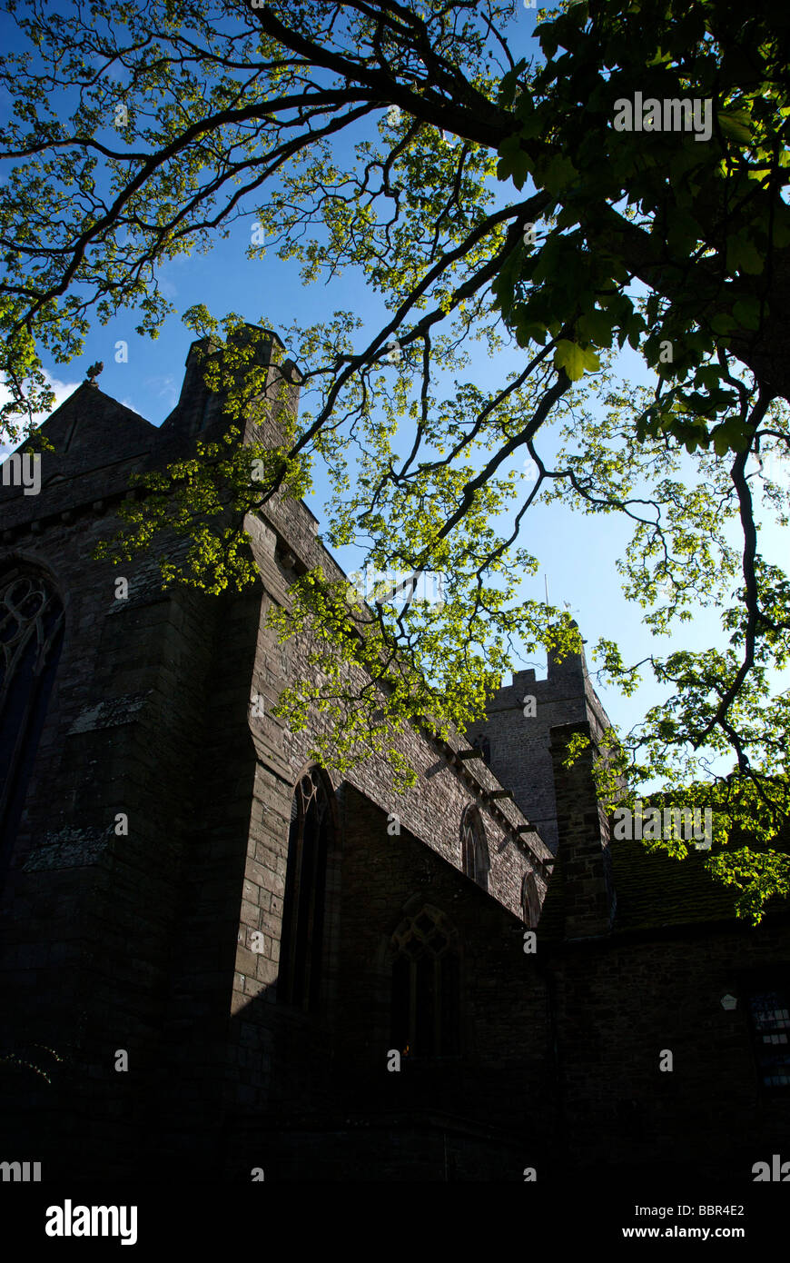 Brecon Cathedral Diocese of Swanage and Brecon Stock Photo - Alamy