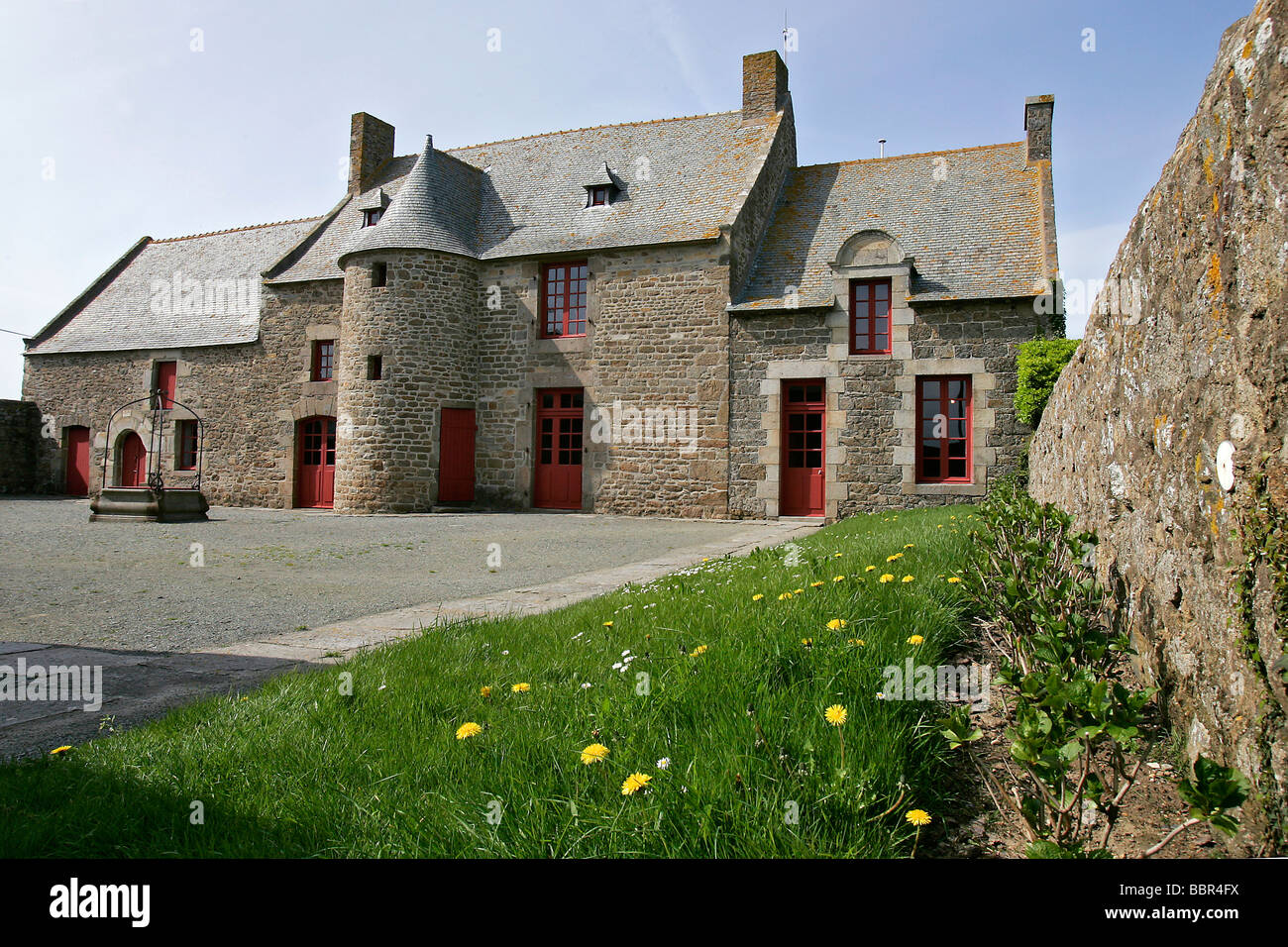 Ille et vilaine historic manor castle france hi-res stock photography ...